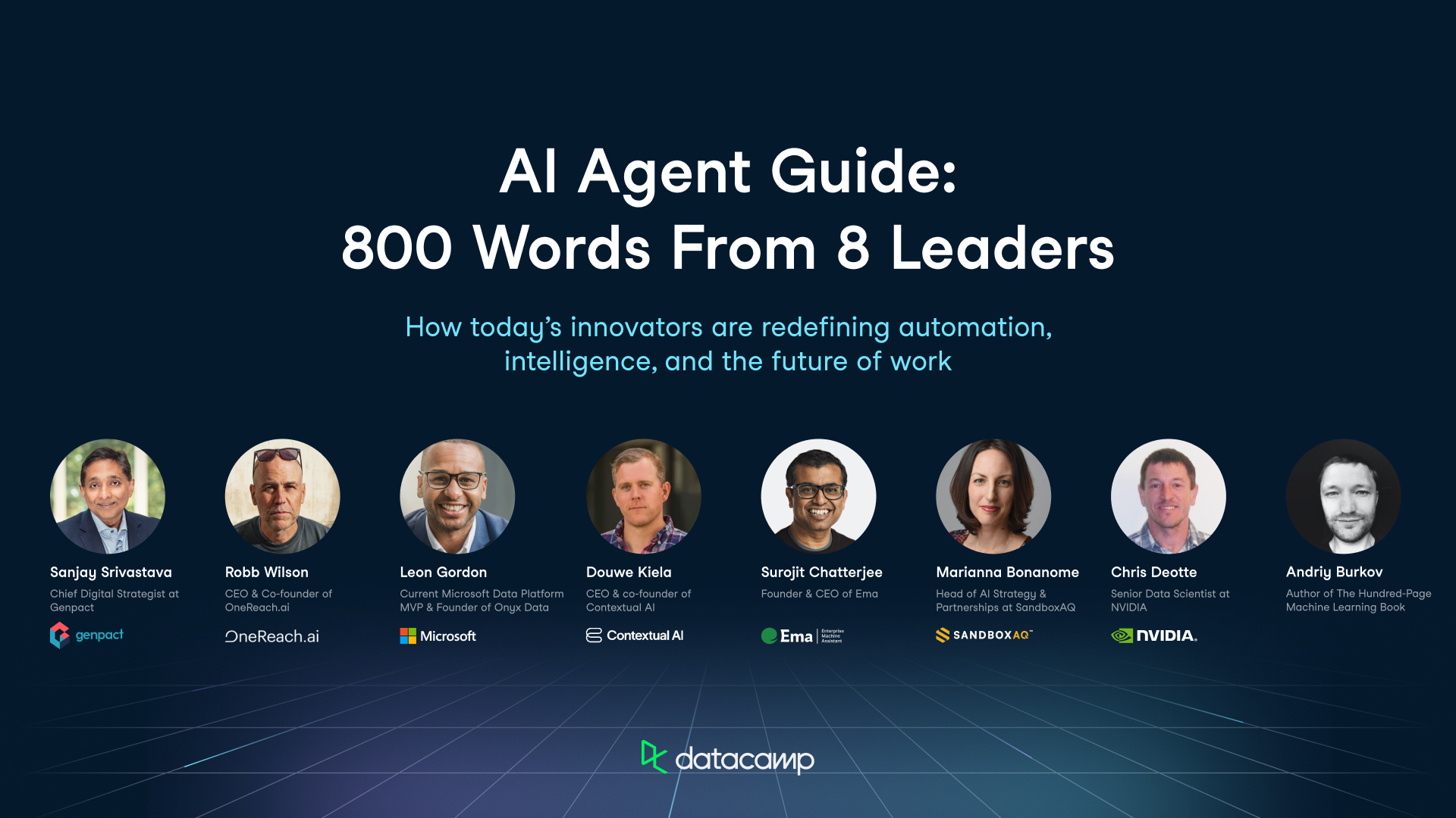 AI Agent Guide: 800 Words From 8 Leaders | DataCamp