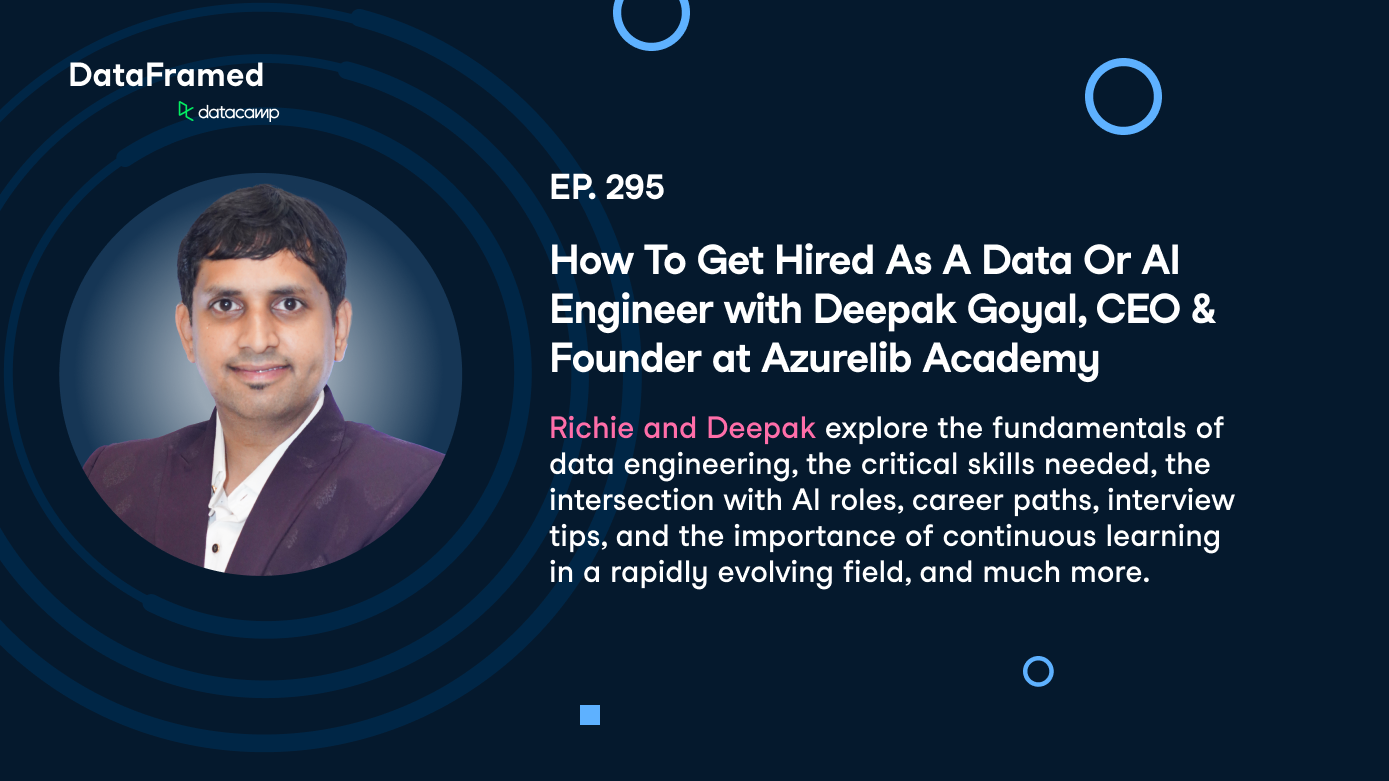 How To Get Hired As A Data Or AI Engineer with Deepak Goyal, CEO & Founder at Azurelib Academy ...