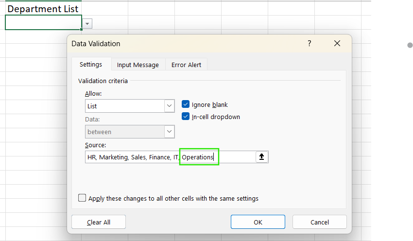 Excel Drop Down List: Setup, Tips, and Troubleshooting | DataCamp