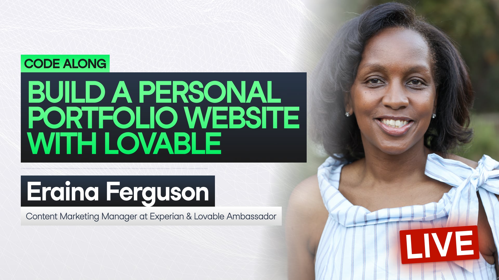 Build a Personal Portfolio Website with Lovable | DataCamp