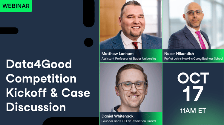 Data4Good Competition Kickoff & Case Discussion | DataCamp