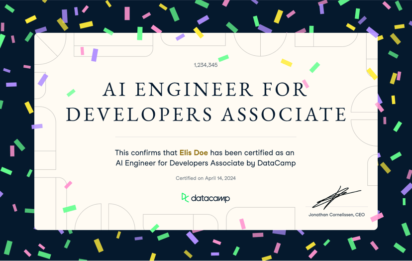 AI Engineer for Developers Associate Certification | DataCamp