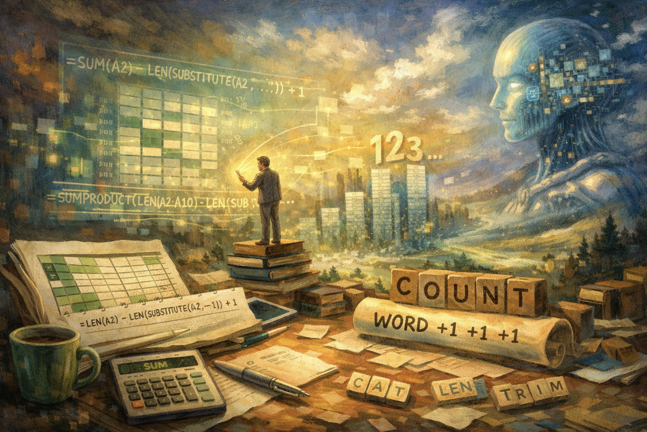 How to Count Words in Excel: 4 Easy Methods | DataCamp