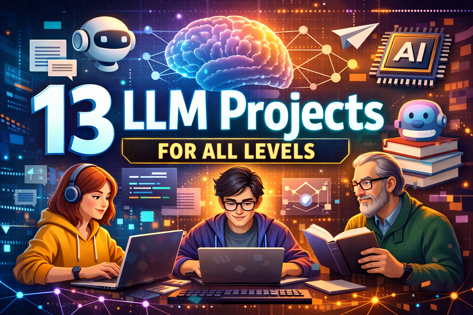 13 LLM Projects For All Levels: From Low-Code to AI Agents | DataCamp