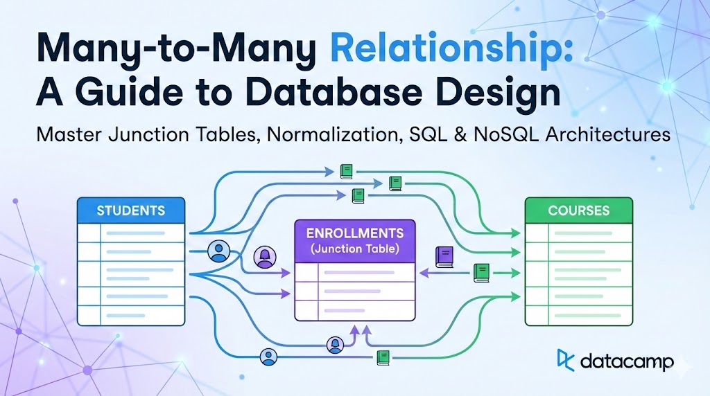 Many to Many Relationships: A Guide to Database Design | DataCamp