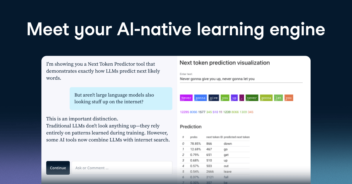 DataCamp | AI-Native Learning: Introducing your personal AI learning engine