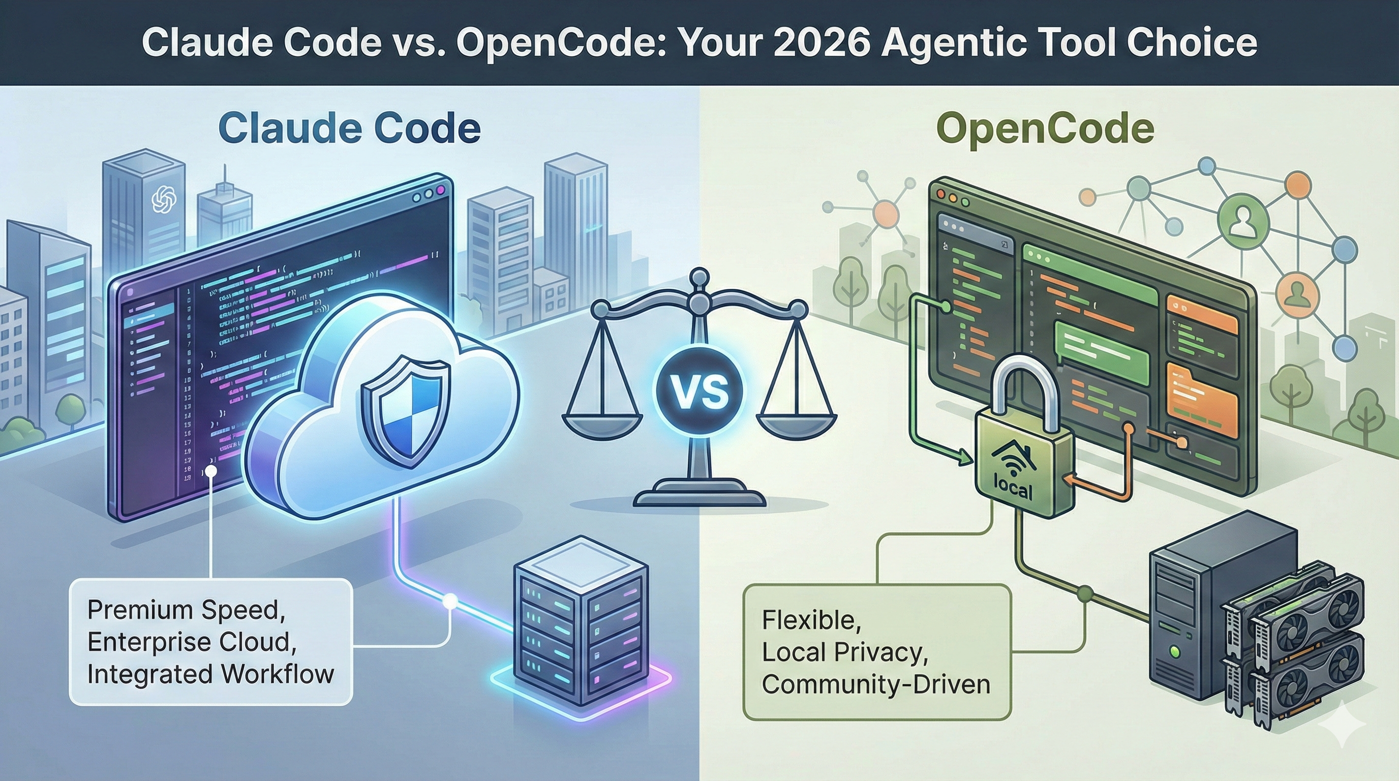 OpenCode vs Claude Code: Which Agentic Tool Should You Use in 2026 ...