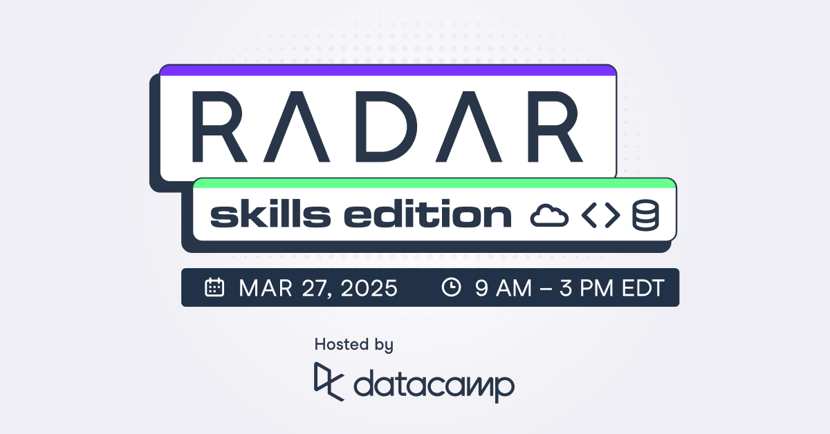 RADAR: Forward Edition | DataCamp