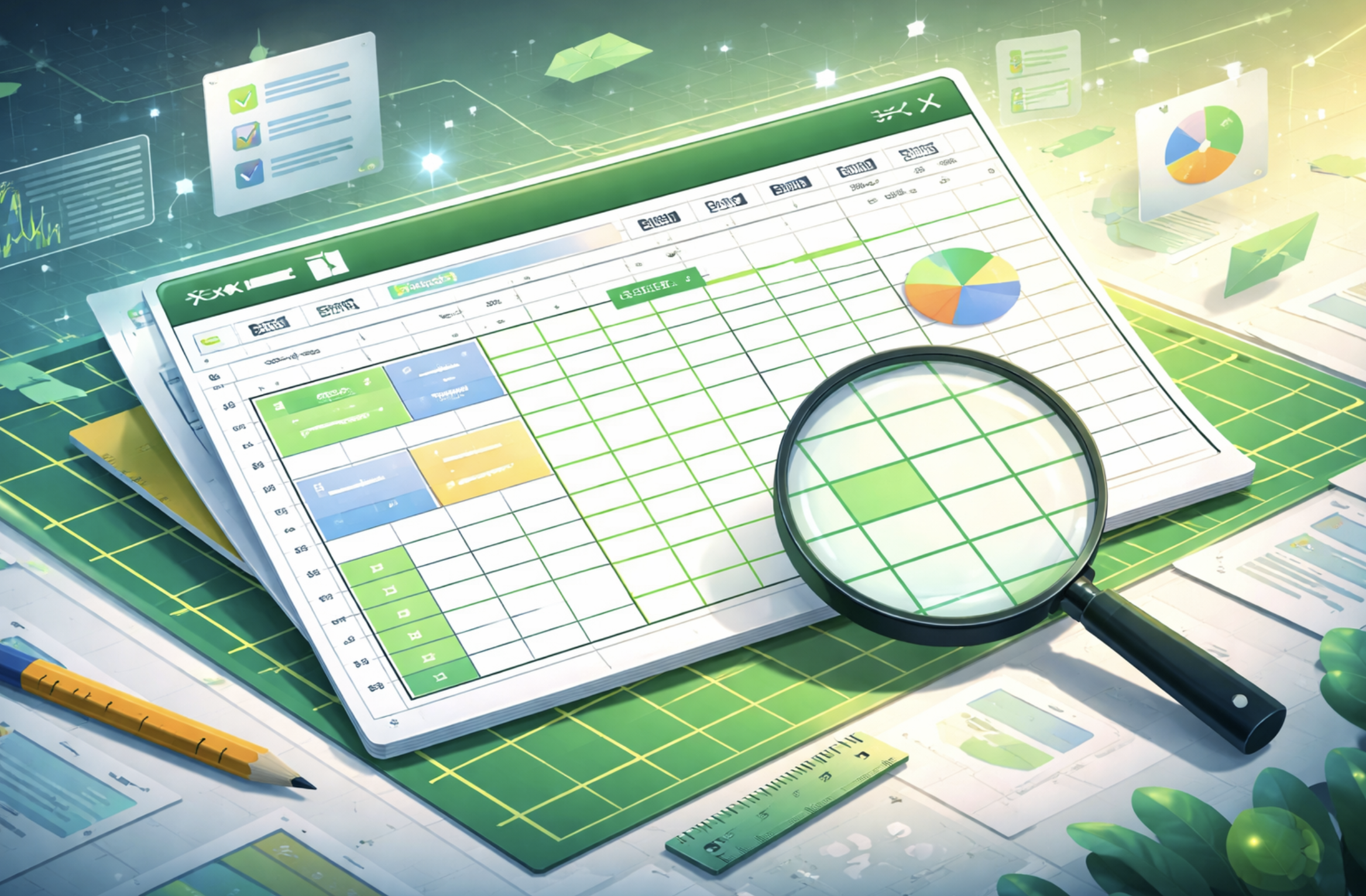 Linhas da grade no Excel: Como adicionar, imprimir e remover | DataCamp