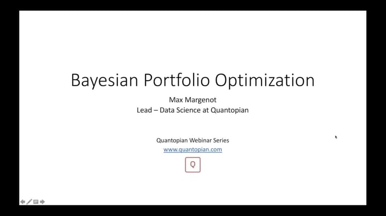 Bayesian Covariance for Portfolio Optimization | DataCamp