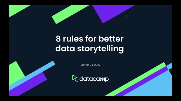 8 Rules for Effective Data Storytelling | DataCamp