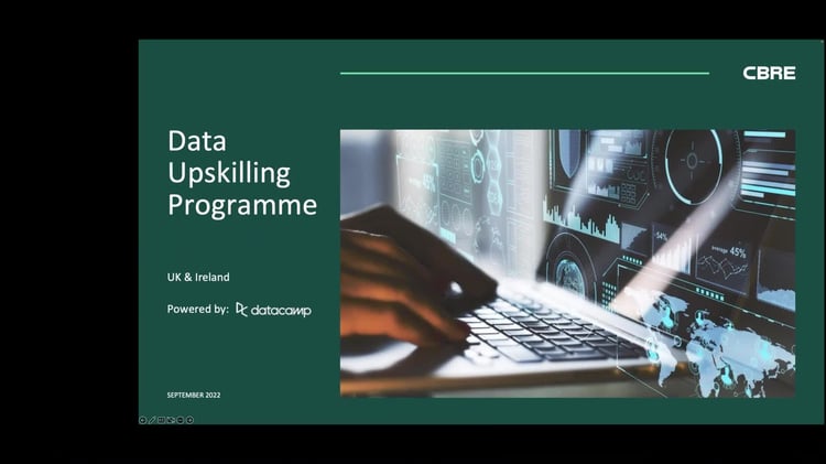 Inside CBRE’s Data Literacy Program | DataCamp