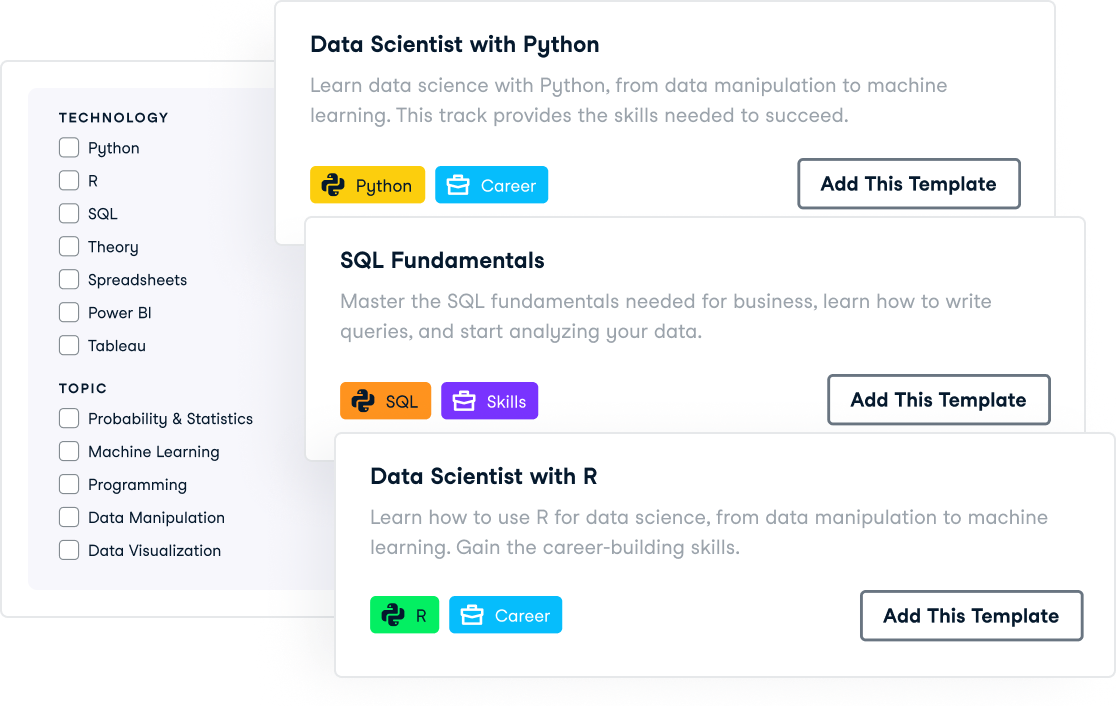 Help your employees get essential data and AI skills | DataCamp