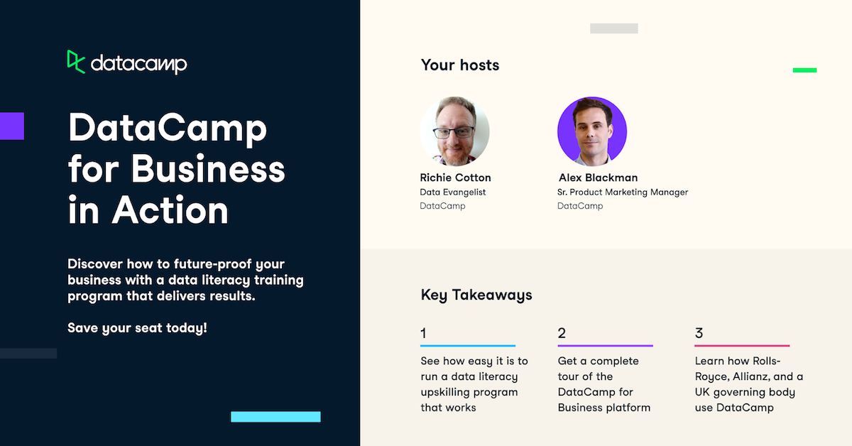 DataCamp for Business in Action: Learn, Apply, Recruit | DataCamp