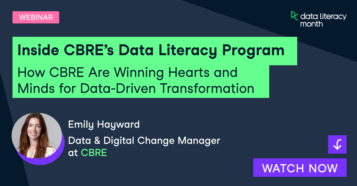 Inside CBRE’s Data Literacy Program | DataCamp