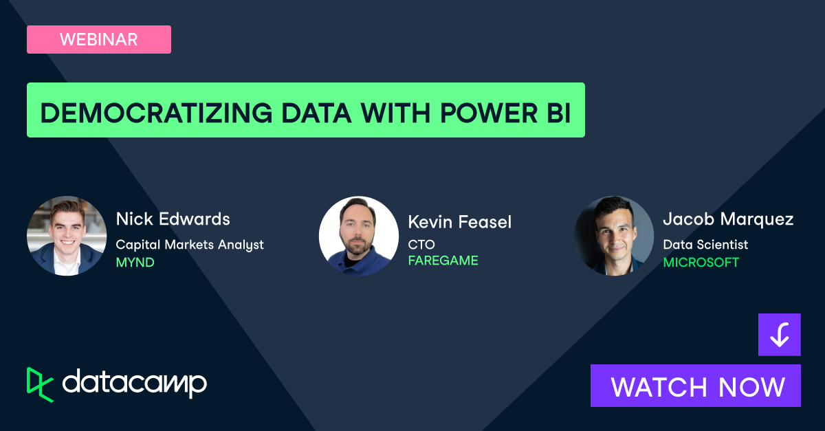 Democratizing Data with Power BI | DataCamp