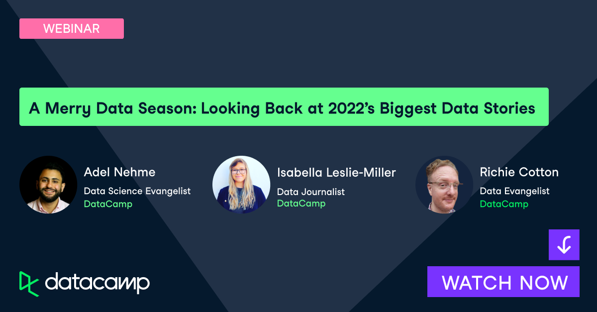 A Merry Data Season: Looking Back at 2022’s Biggest Data Stories | DataCamp