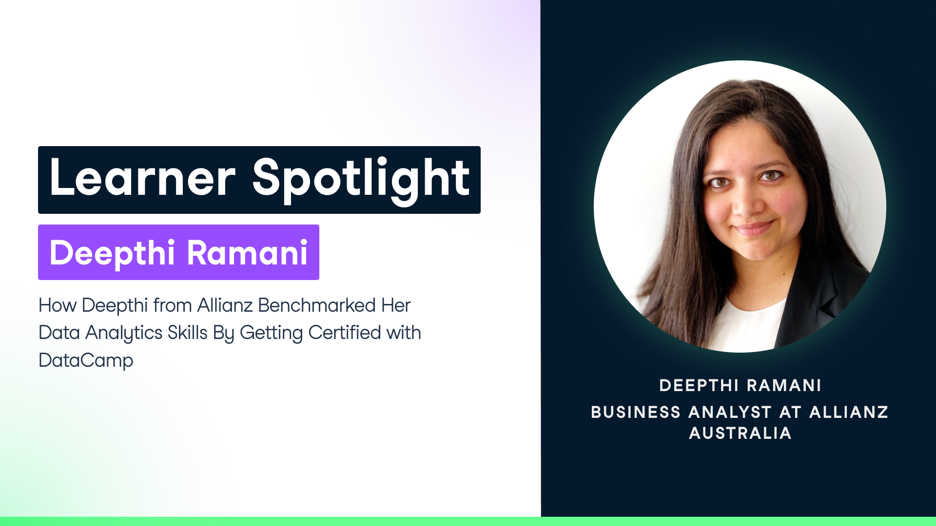 How Deepthi Benchmarked Her Data Analytics Skills by Getting Certified | DataCamp
