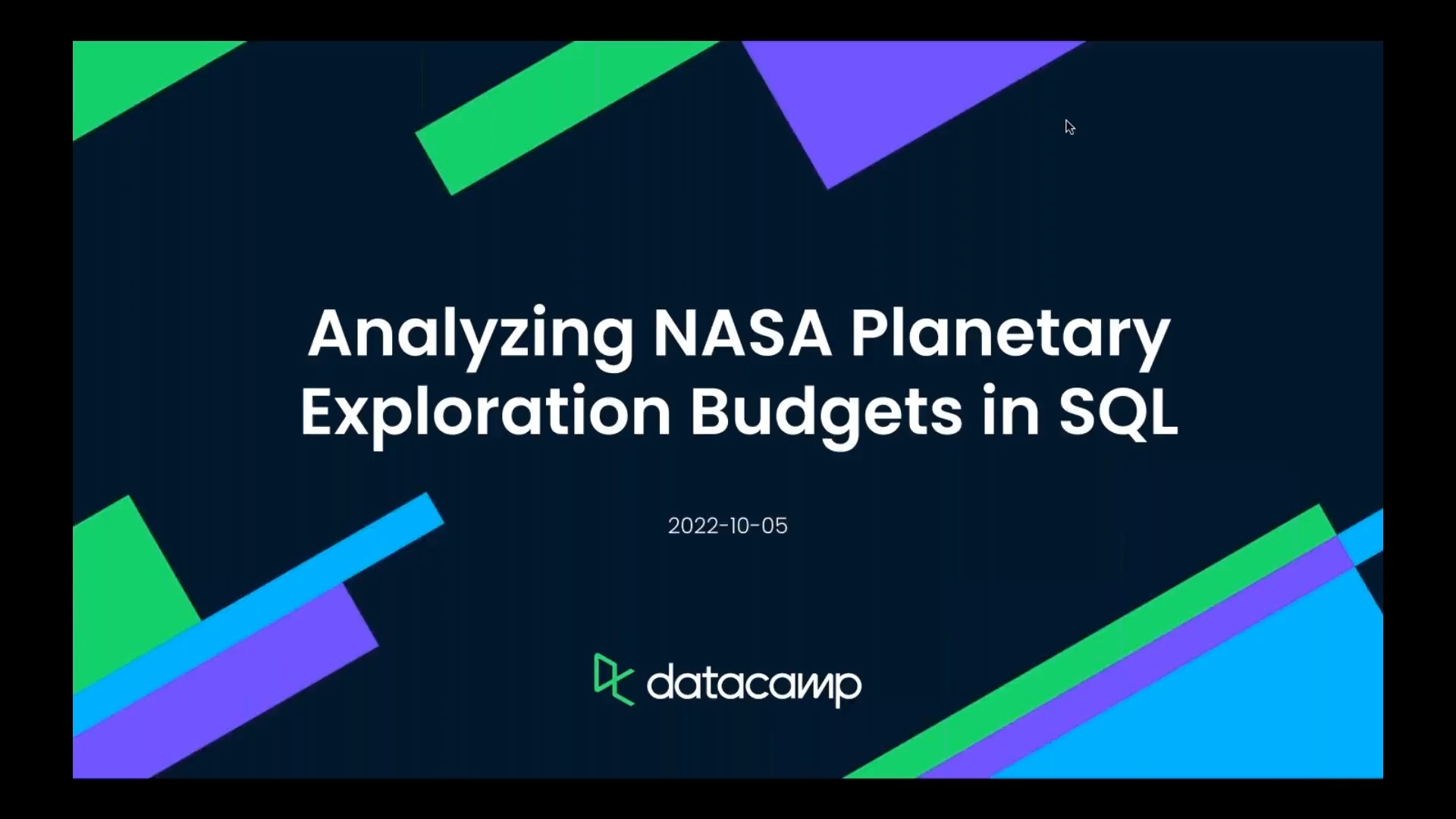 Analyzing NASA Planetary Exploration Budgets in SQL | DataCamp