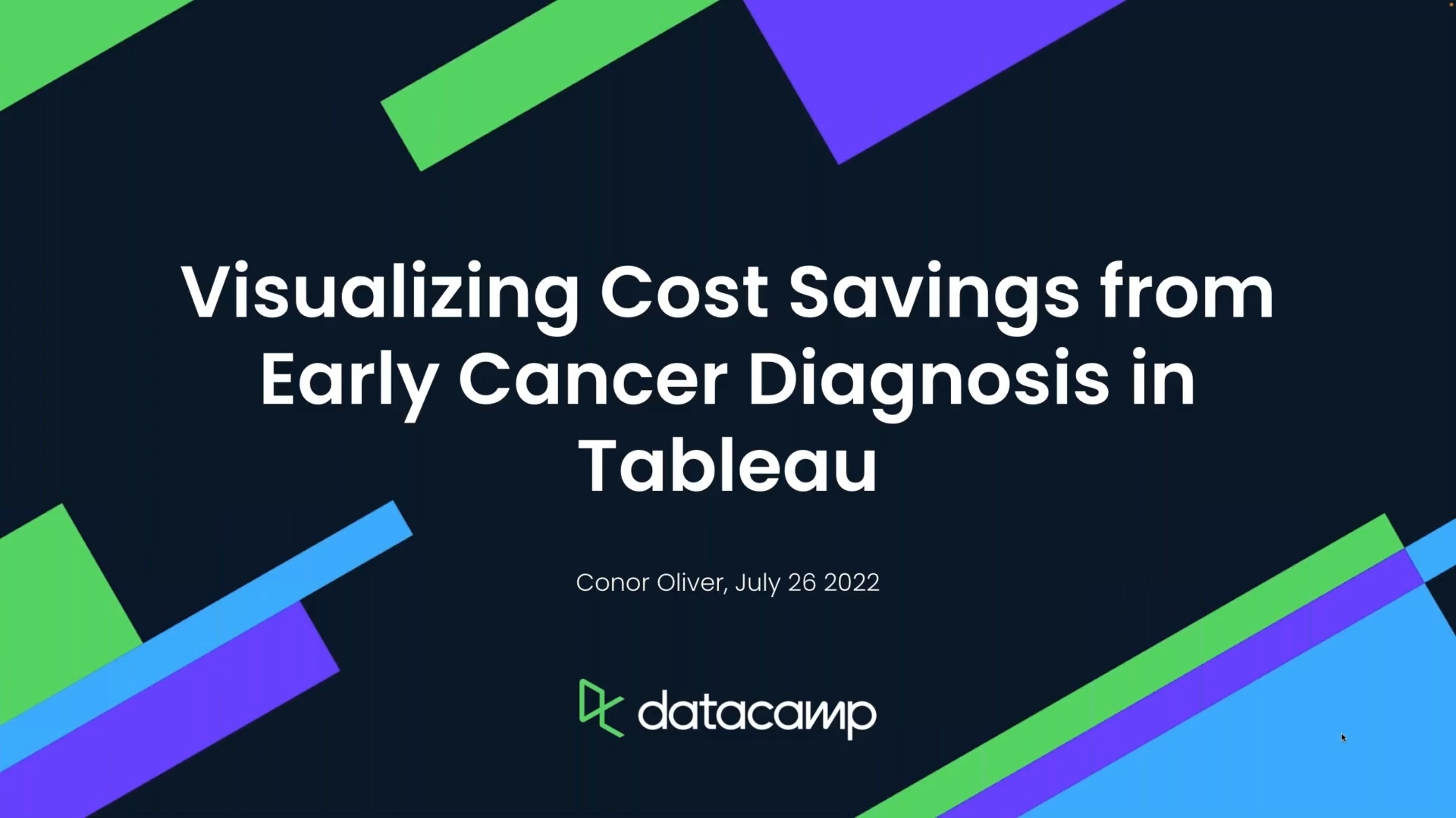 Live Training: Visualizing Cost Savings in Tableau | DataCamp Live Training: Visualizing Cost Savings in Tableau | DataCamp