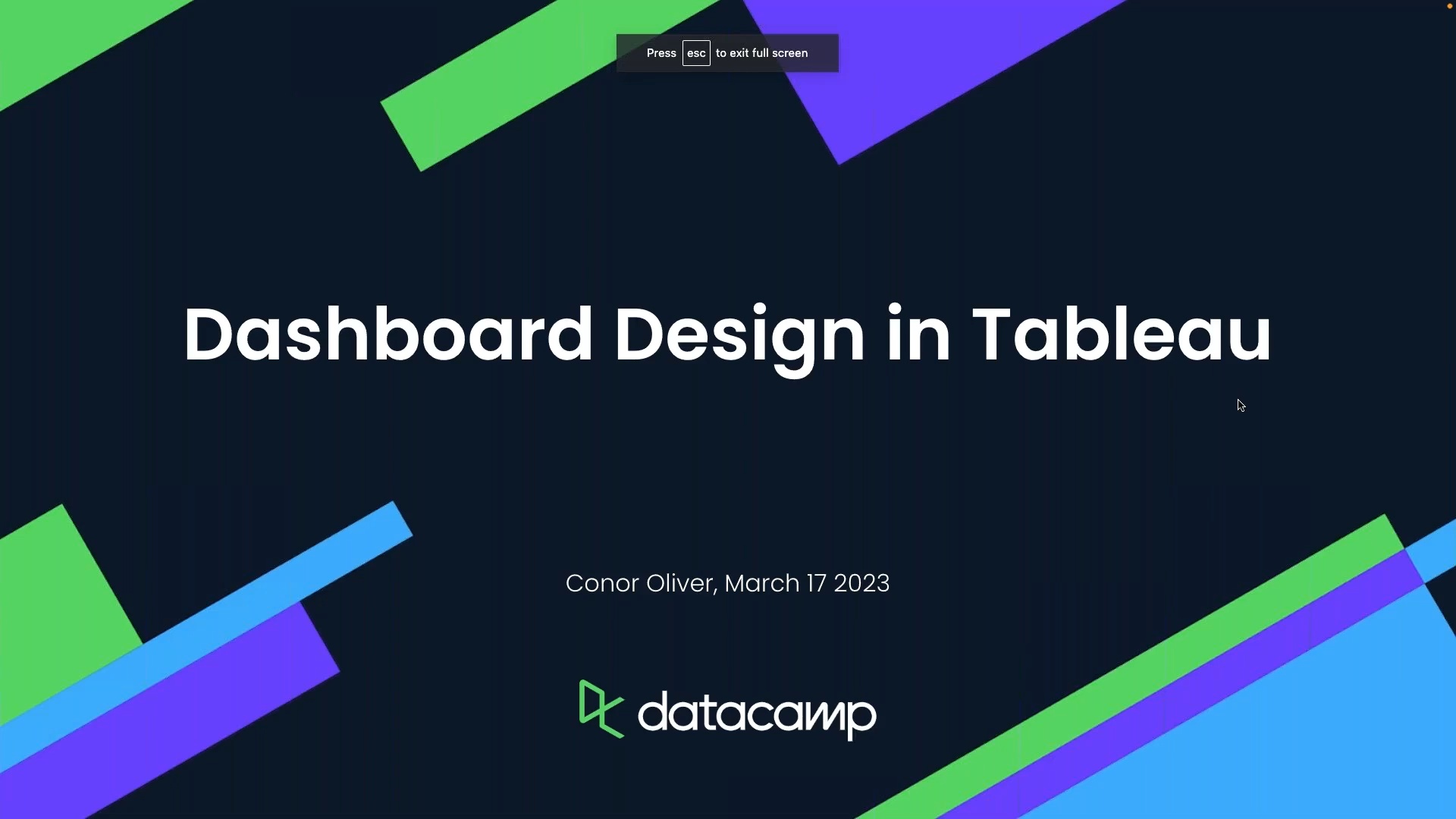 Dashboard Design in Tableau | DataCamp
