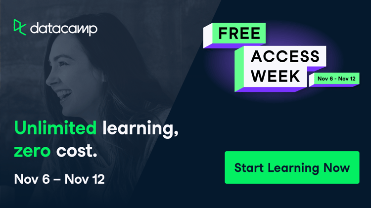 Get a Free Week of Access and Join the XP Challenge | DataCamp Get a Free Week of Access and Join the XP Challenge | DataCamp