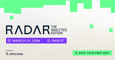 You’re invited! Join us for Radar: Skills Edition | DataCamp