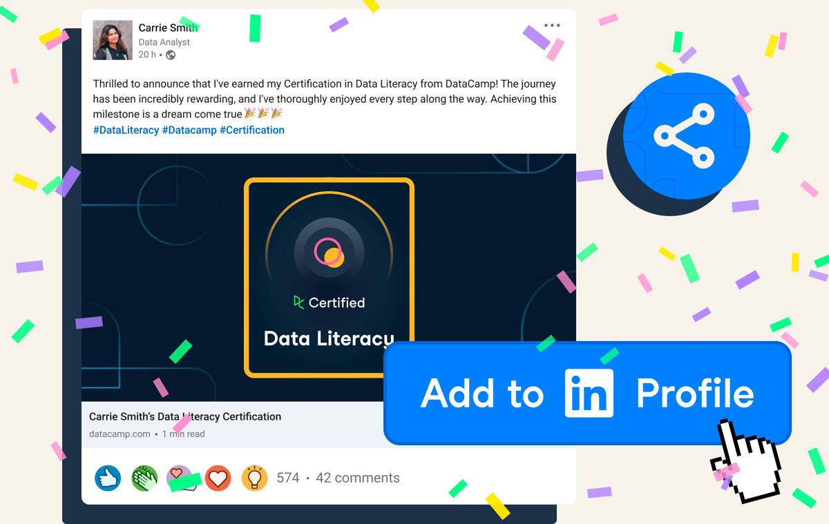 Data Literacy Fundamentals Certification | DataCamp