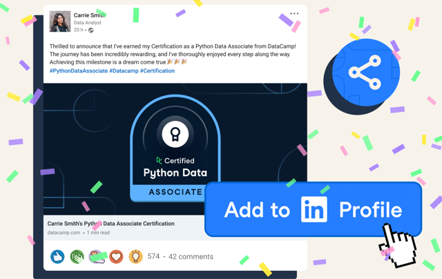 Python Data Associate Certification | DataCamp